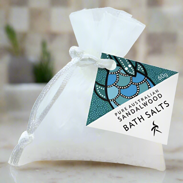 Bath Salts | Sandalwood | Sachet 60g - White Sands Gallery
